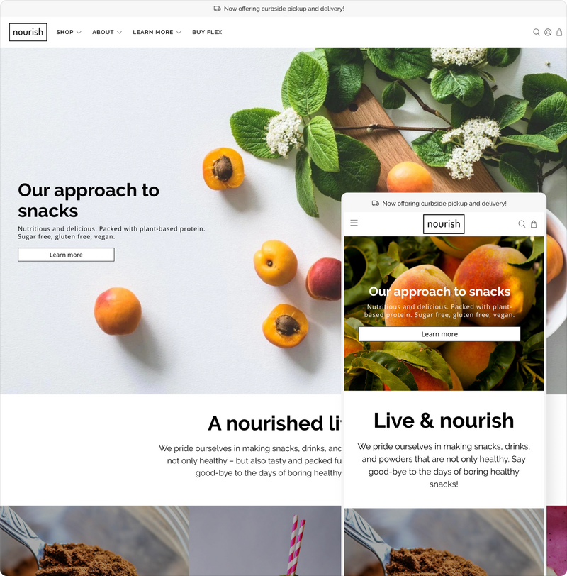 Flex Theme / Nourish